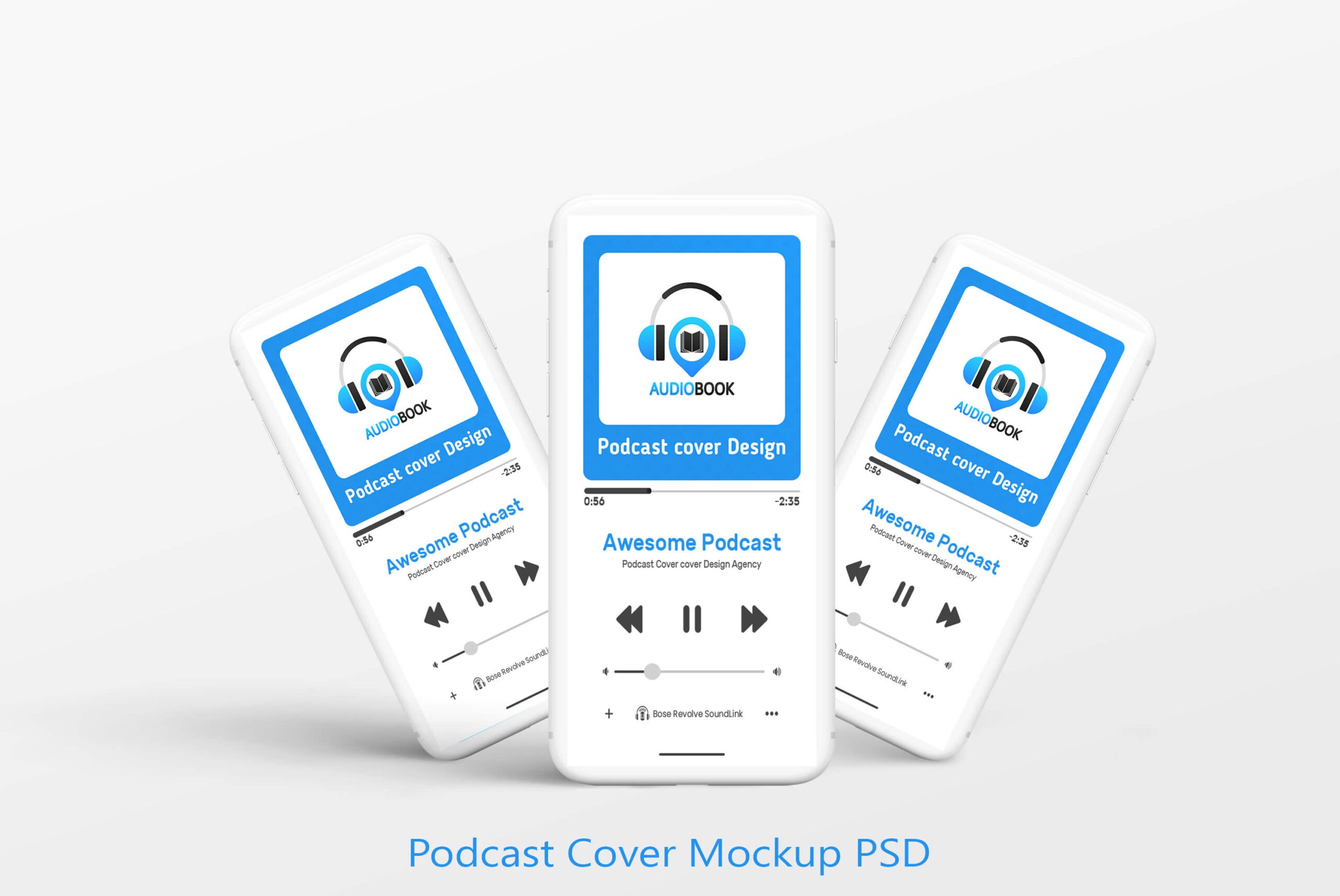 Podcast Cover Art Mockup Free Download - CUSTOM EPISODE