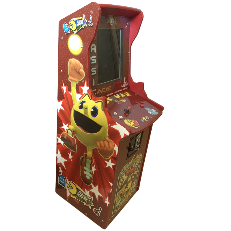 Chomp Classic Arcade Games - Red - 60 in 1 - Customkade.com