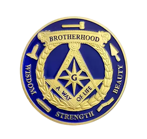 Masonic Challenge Coins| Designs for Your Lodge - [30% off]