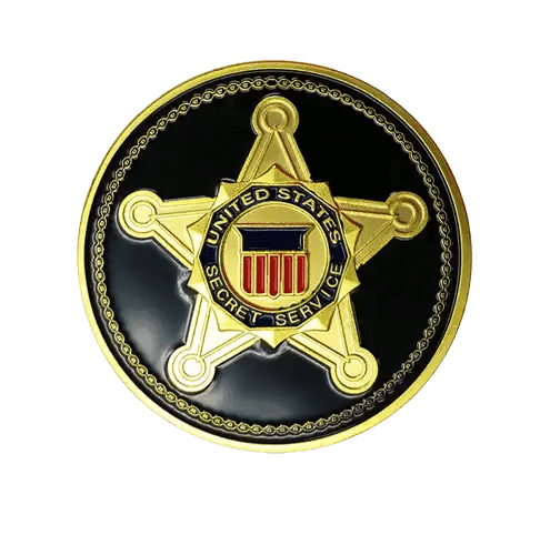 Custom Secret Service Challenge Coin | Order&Design online [30% off]