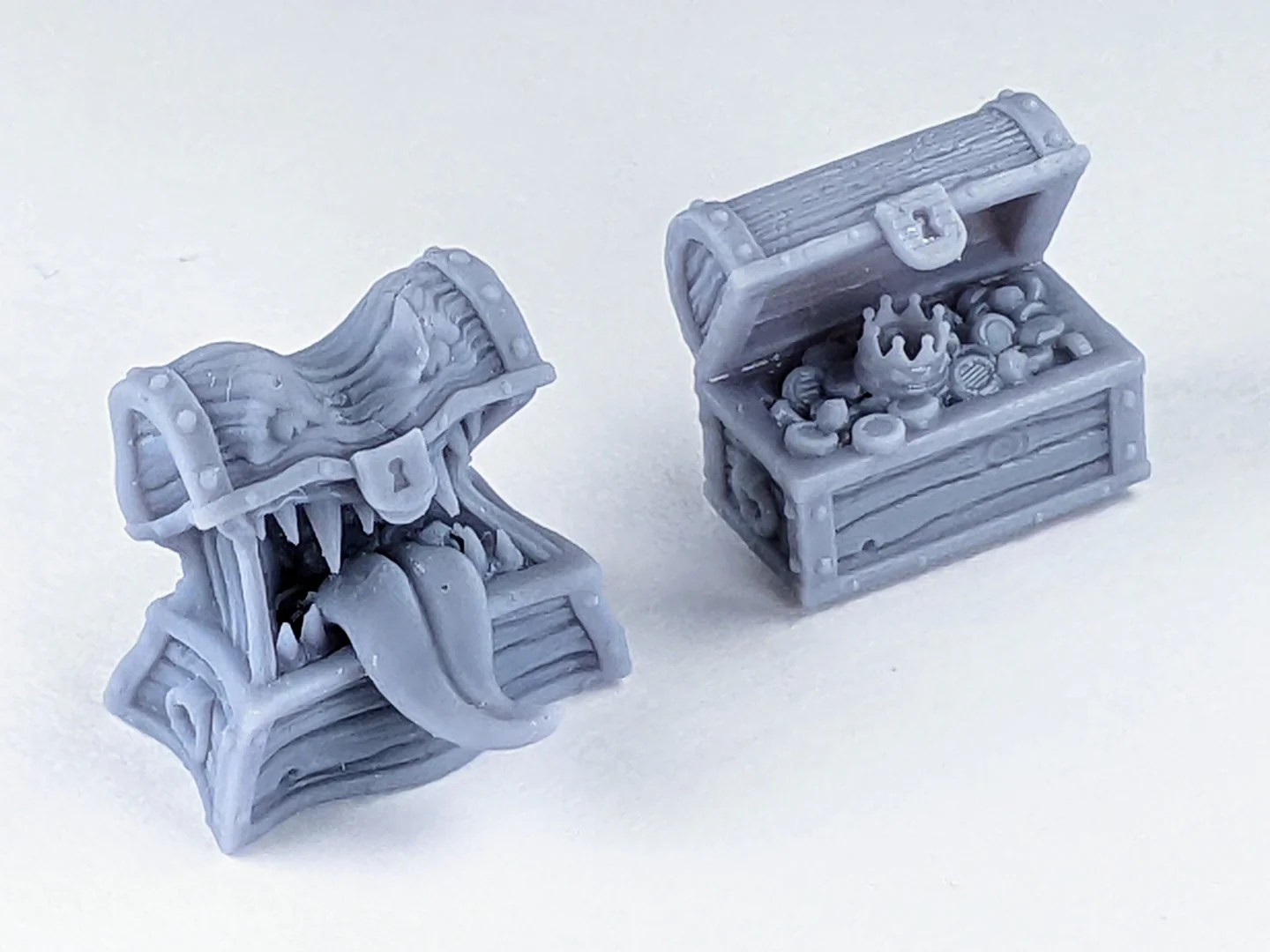 Chest And Mimic Set Custom Miniature Maker
