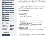 Lead Software Engineer Resume Example For 2026 Best Writing Guide