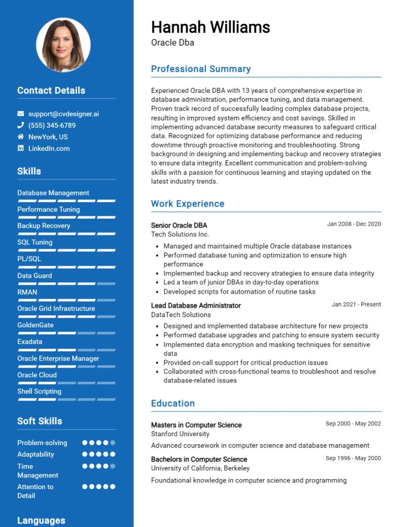 Sql Dba Cv Examples Template 20 Tips - Minimal Designs - Incredible Ultra HD Collection