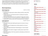 12 Programmer Resume Examples For 2024 Downloadable Templates