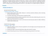 Computer Science Cv Example Free Template How To Write