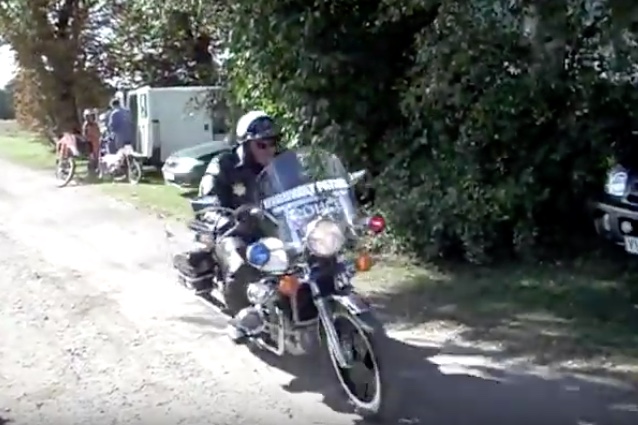 Honda CX500 som politi-mc - CX-Club Danmark