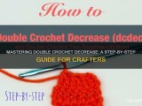 Mastering Double Crochet Decrease A Step By Step Guide For Crafters