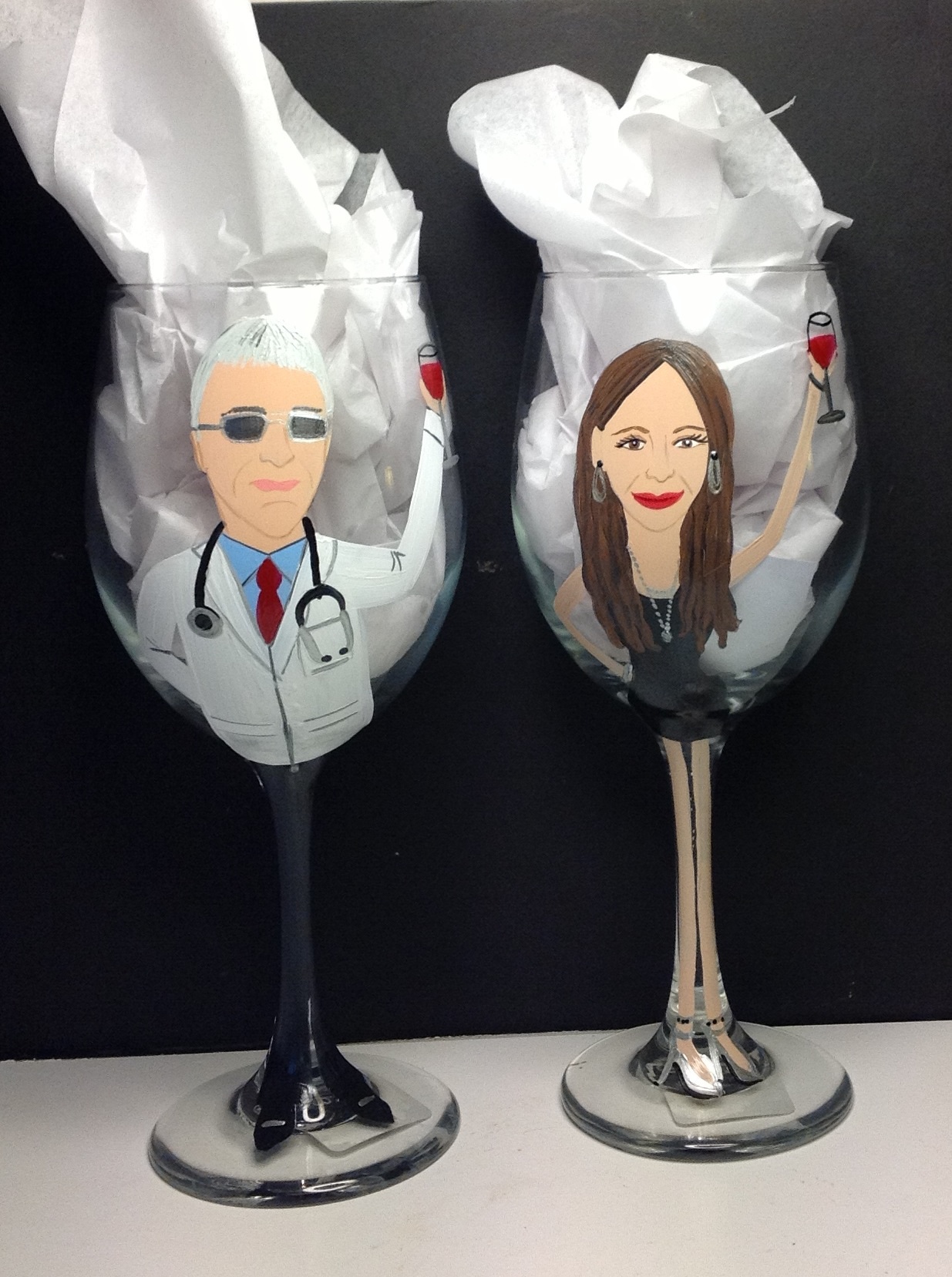 Dr. & Nurse Glasses – Custom Creations by Cyndie Wade