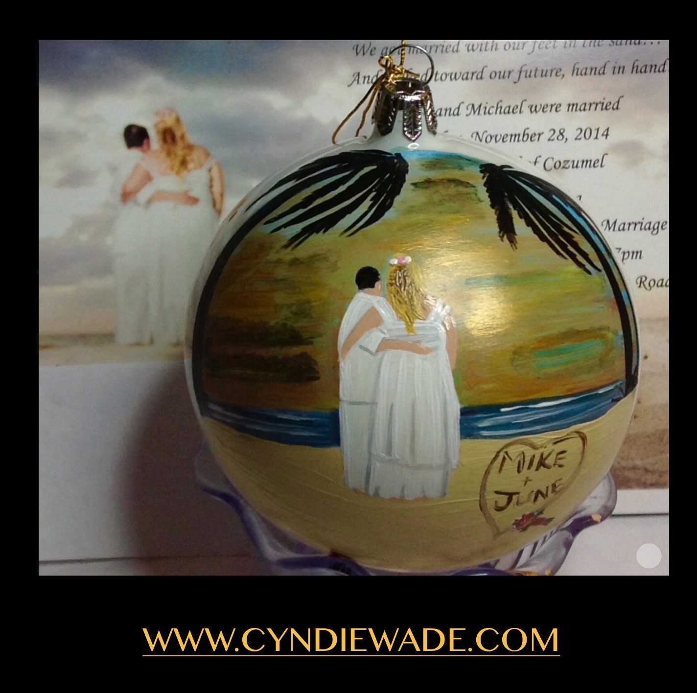 Portrait Ornaments – Custom Creations by Cyndie Wade