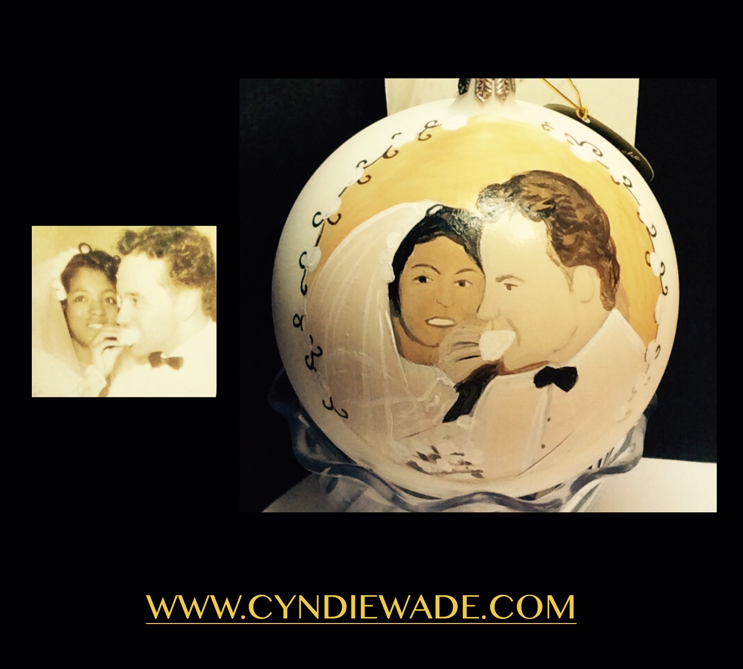 Portrait Ornaments – Custom Creations by Cyndie Wade
