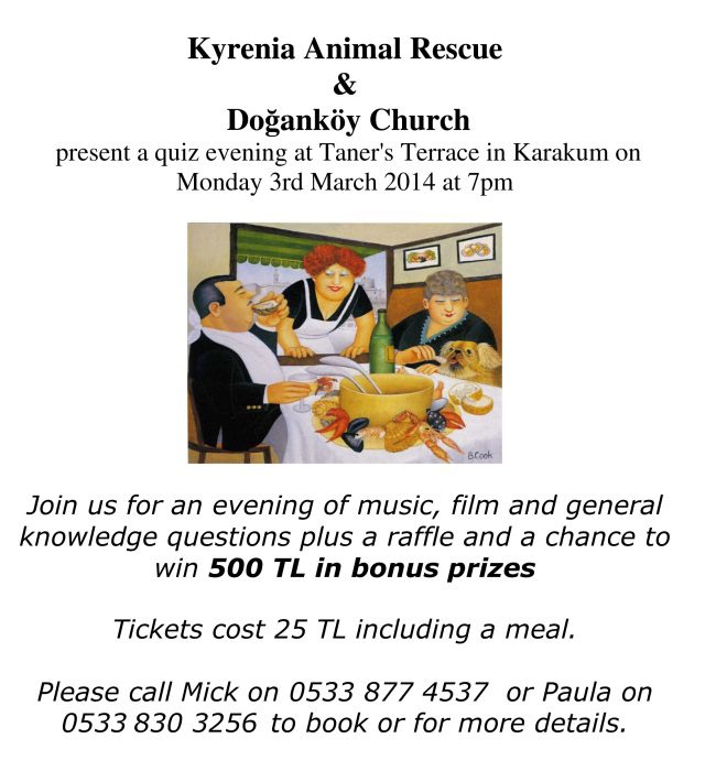 North Cyprus - Kyrenia Animal Rescue and Dogankoy Church event ...