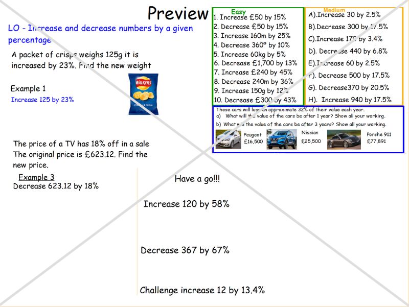 Multipliers For Percentage Increase And Decrease Worksheet With - Ultra HD Ocean Illustration - Desktop