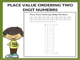 Place Value Ordering 2 Digit Numbers Worksheet Teaching Resources
