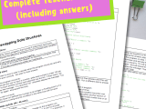 Python Recapping Programming Constructs Teaching Resources