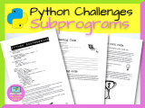 Python Subprograms Programming Challenges Teaching Resources