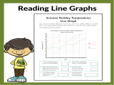 Line Graphs Worksheet Teaching Resources
