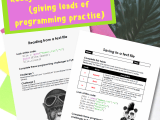 Python Text Files Lesson Teaching Resources