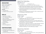 21 Data Entry Resume Examples That Worked In 2025