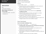 3 Senior Java Developer Resume Examples For 2026