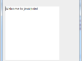 Java Jtextarea Tpoint Tech
