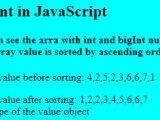 Bigint In Javascript Tpoint Tech