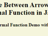 Difference Between Arrow And Normal Function In Javascript Tpoint Tech