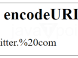 Encodeuri In Javascript Tpoint Tech