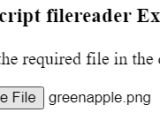 Javascript Filereader Tpoint Tech