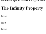 Javascript Infinity Property Tpoint Tech