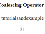 Javascript Nullish Coalescing Operator Tpoint Tech
