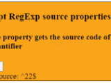 Javascript Regex Source Properties Tpoint Tech