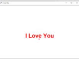 I Love You Program Using Turtle In Python Tpoint Tech