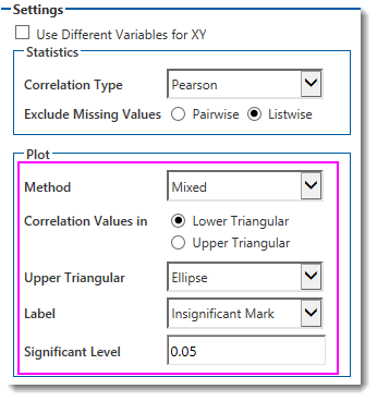 Help Online Apps Correlation Plot Pro