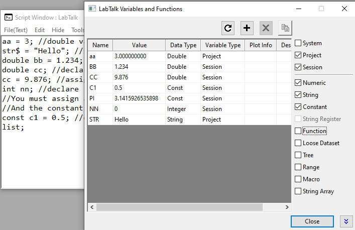 Help Online Labtalk Programming Labtalk Language Fundamentals