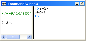 Help Online Tutorials Command Window And X Functions