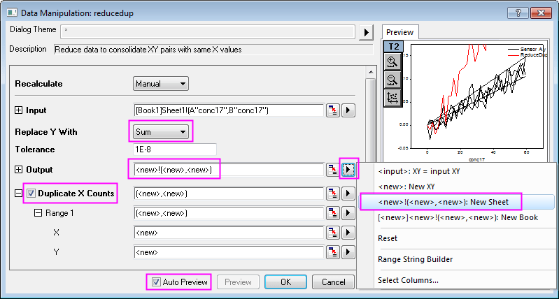 Help Online Tutorials Data Reduction