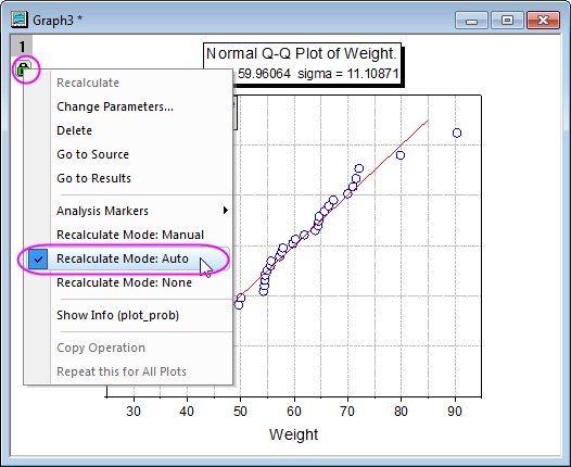 Help Online Tutorials Q Q Plot