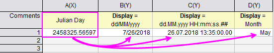 Help Online Origin Help Date And Time Math Operations