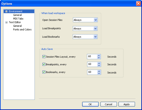 Help Online Origin Help The Options Dialog