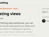 Creating Views Docs Posthog
