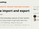 Data Import And Export Docs Posthog