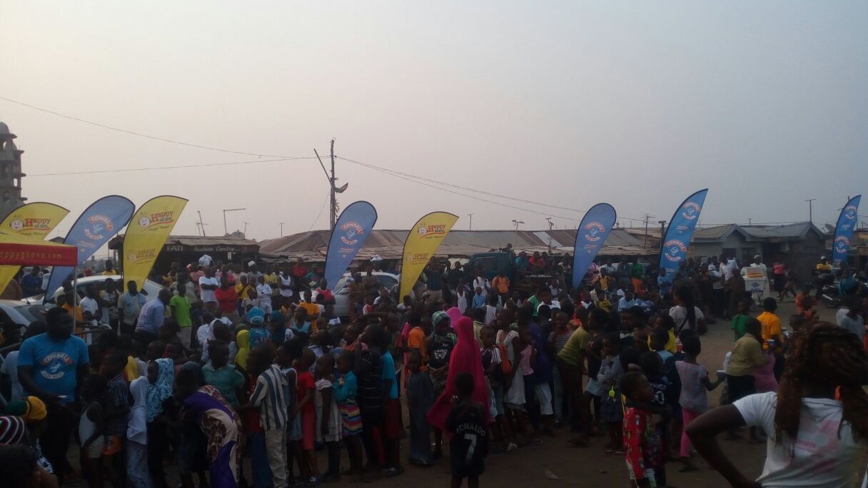 PHOTOS: Happy FM and Cowbell Shake Sabon Zongo With Ghana-Uganda ...