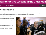 Using Interactive Lessons In The Classroom Pbs Learningmedia