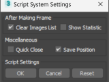 System Settings D95 Design