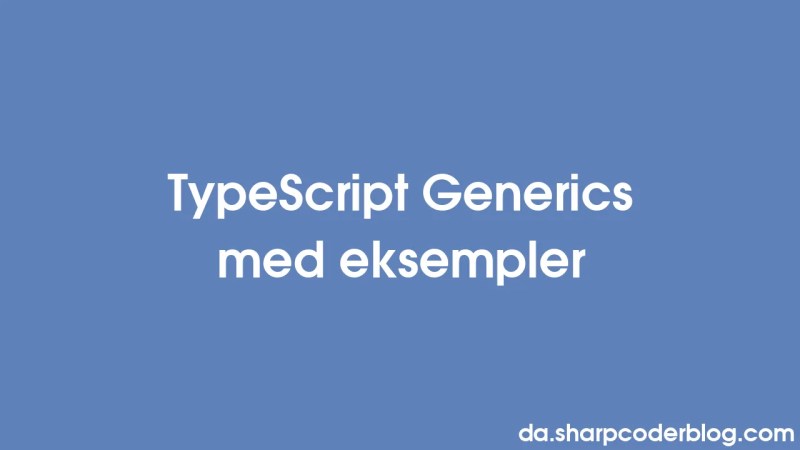Avancerade Typescript Typer F Rklaras Med Exempel Sharp Coder Blog - Colorful Illustrations - Perfect HD Collection