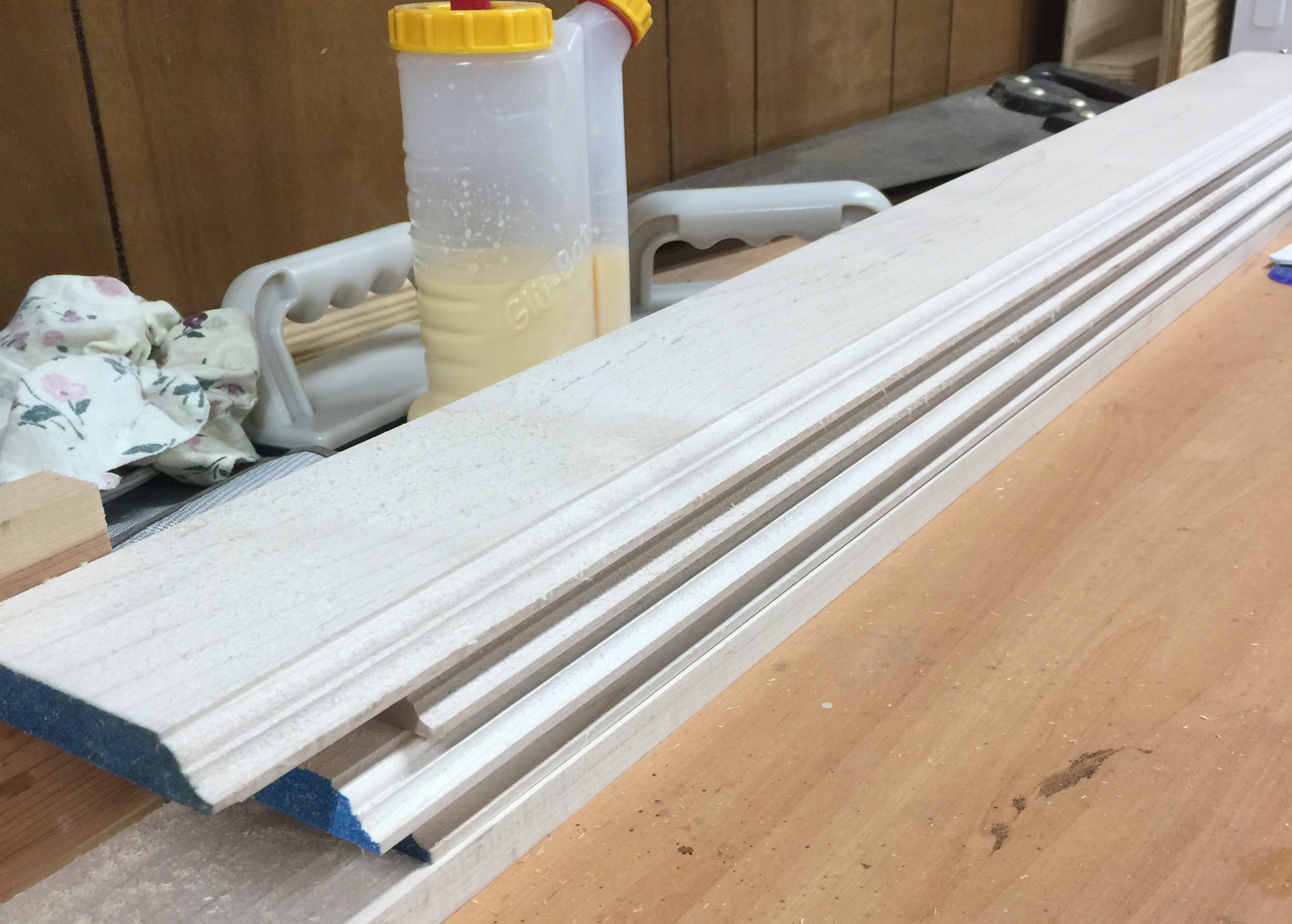 Milling - Baseboard and Center Rail - Dabear Workshop