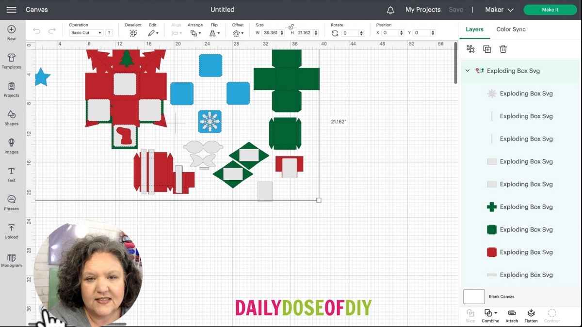 Amazing Exploding Christmas Gift Box DIY - Daily Dose of DIY