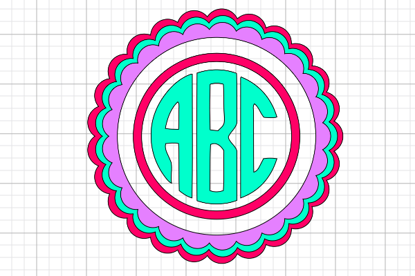 How To Make A Circle Monogram On Your Cricut - Daily Dose of DIY