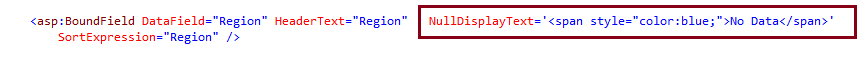 Displaying Custom Messages Images With Null Value In Aspnet Gridview 5393