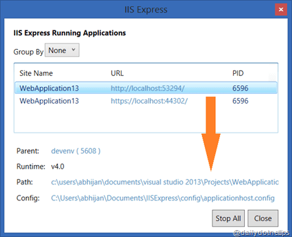 [Dev Tip] 5 Internal things that you should know about IIS Express ...